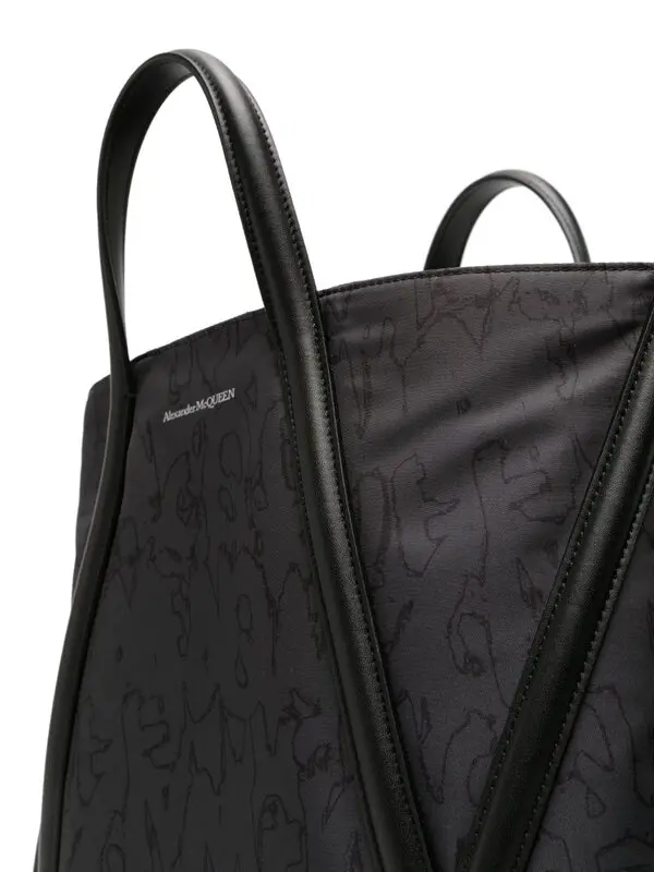 Alexander McQueen Harness Graffiti-print Tote Bag