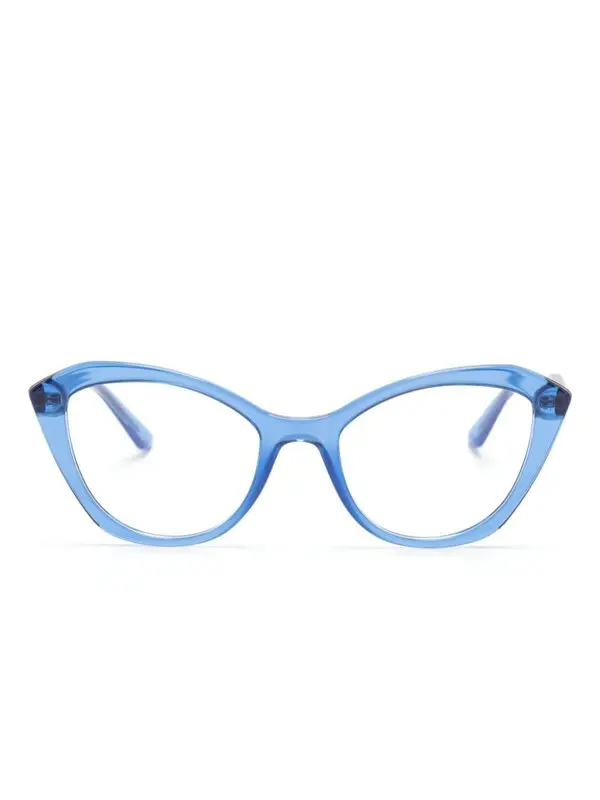 Karl Lagerfeld Transparent Cat-eye Glasses