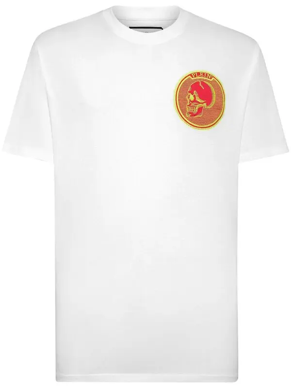 Philipp Plein Logo-patch Cotton T-shirt