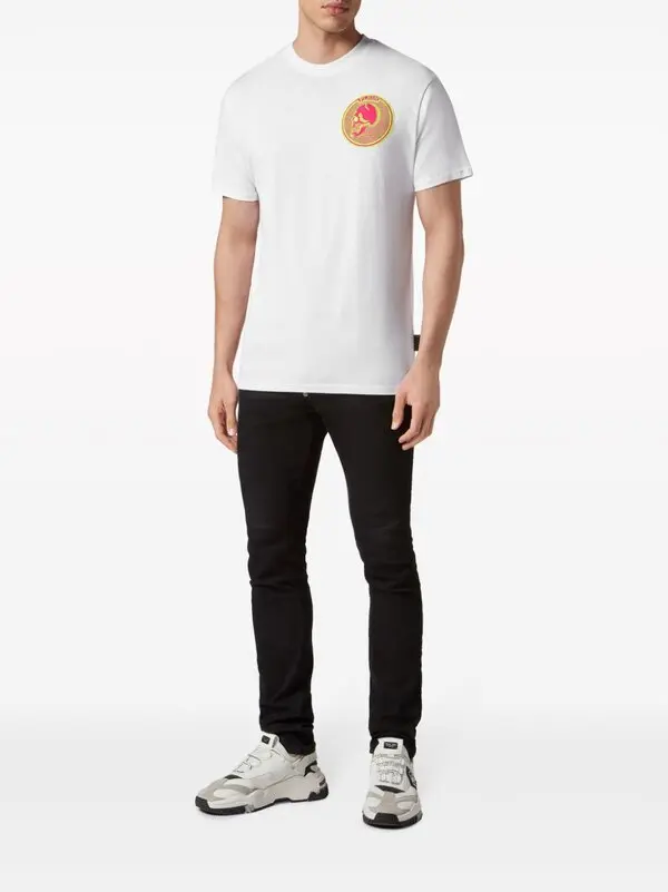Philipp Plein Logo-patch Cotton T-shirt