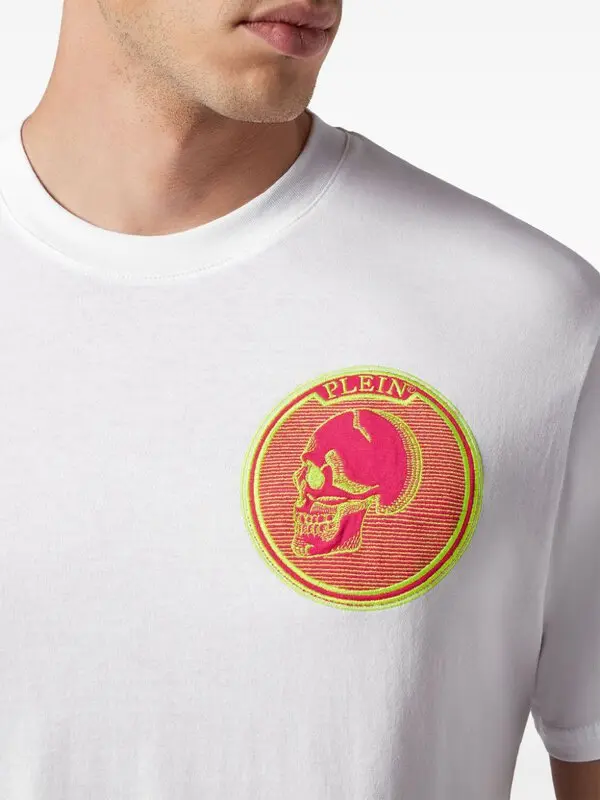 Philipp Plein Logo-patch Cotton T-shirt
