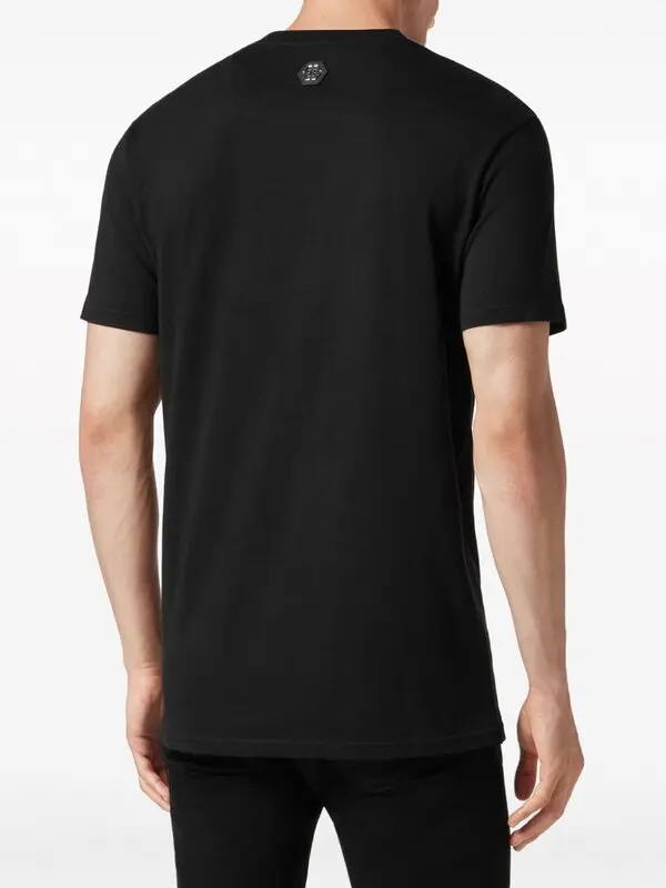 Philipp Plein Hexagon-logo Rhinestone-embellished T-shirt