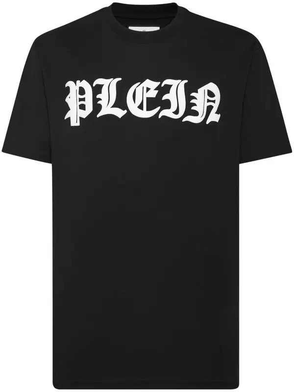 Philipp Plein Gothic Plein Cotton T-shirt - Black