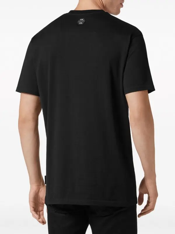 Philipp Plein Gothic Plein Cotton T-shirt - Black