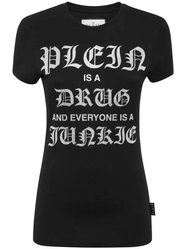 Philipp Plein Pure Cotton T-shirt - Black