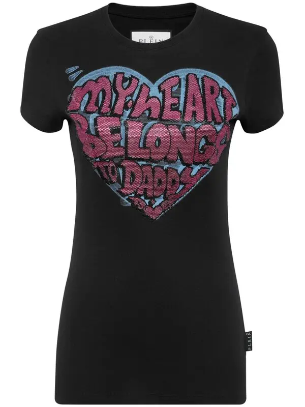 Philipp Plein Pure Cotton T-shirt - Black