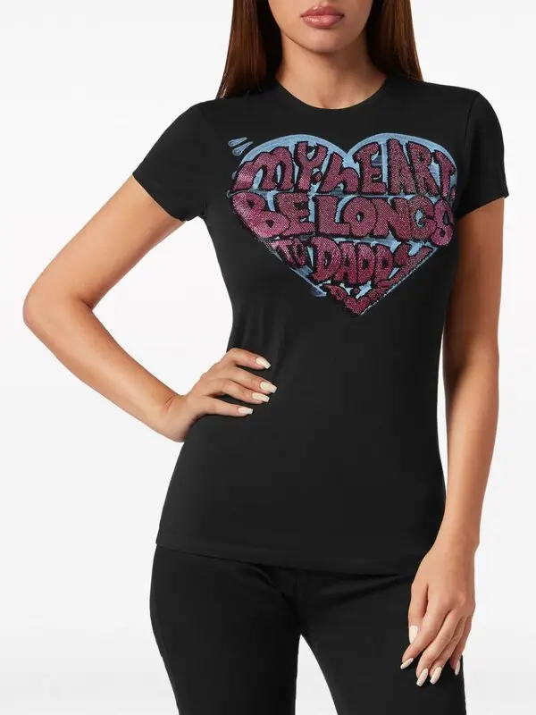 Philipp Plein Pure Cotton T-shirt - Black