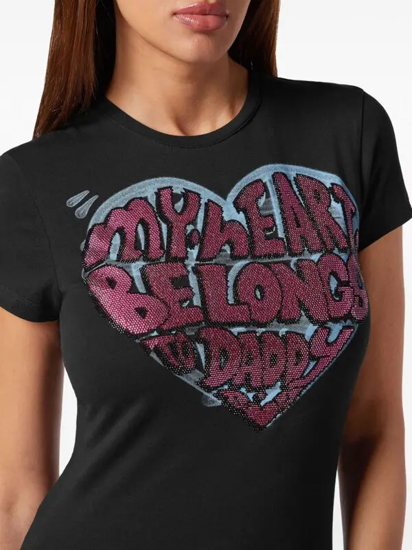 Philipp Plein Pure Cotton T-shirt - Black