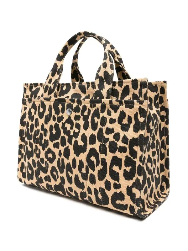 Coach Leopard Print Canvas Tote Bag - Brown | Editorialist