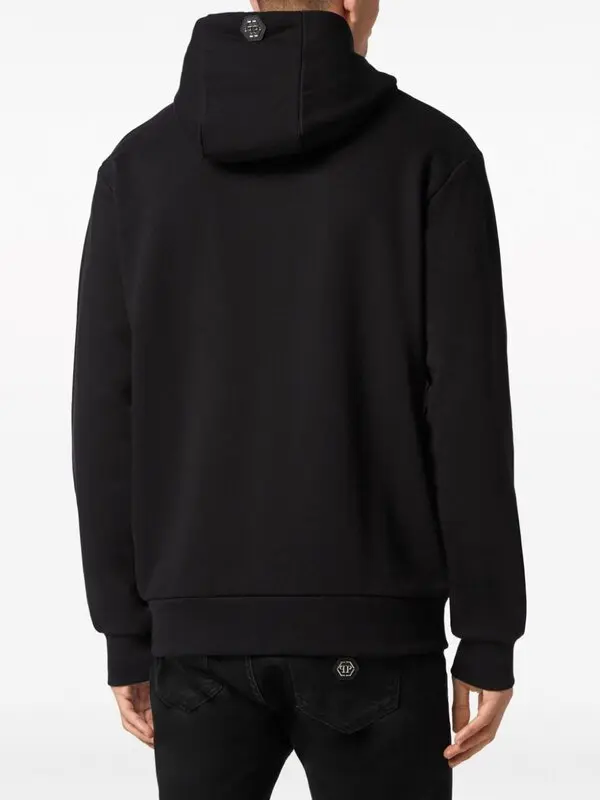 Philipp Plein Teddy Bear-print Cotton Hoodie