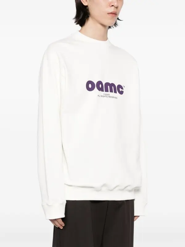 OAMC Logo-print Crew-neck Sweatshirt
