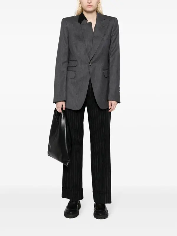 MARINA YEE Asymmetric Single-breasted Blazer