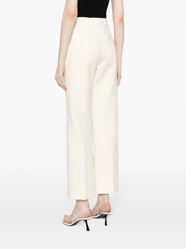 GOODIOUS Straight-leg Tailored Trousers - Neutrals