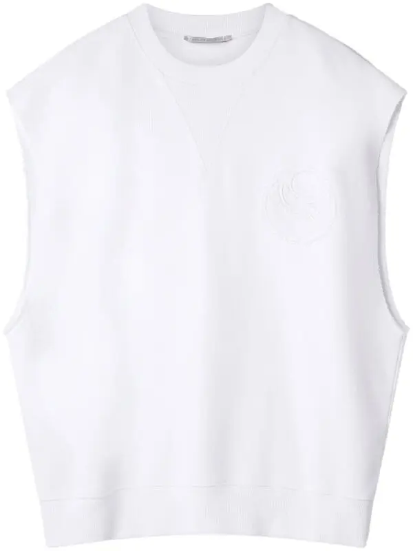 Stella McCartney S-wave Cotton Tank Top - White