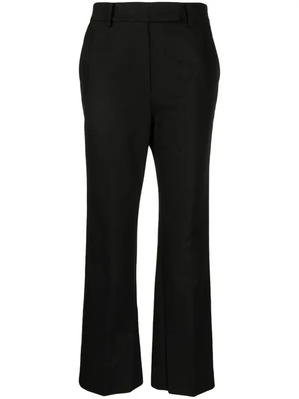 GOODIOUS Straight-leg Tailored Trousers - Black