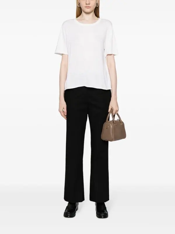 GOODIOUS Straight-leg Tailored Trousers - Black