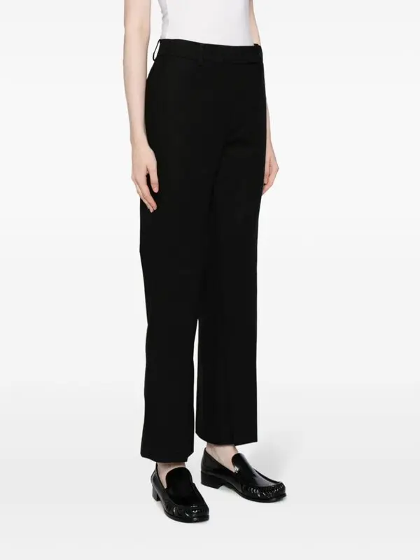 GOODIOUS Straight-leg Tailored Trousers - Black