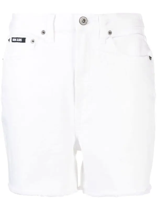 Dkny Kent High-rise Denim Shorts