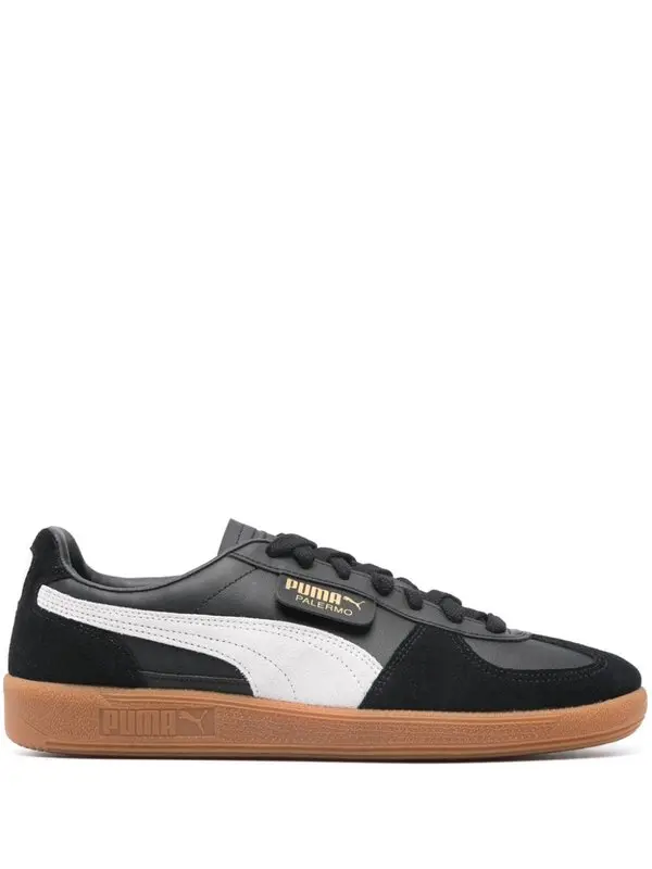 PUMA Palermo Leather Sneakers - Black