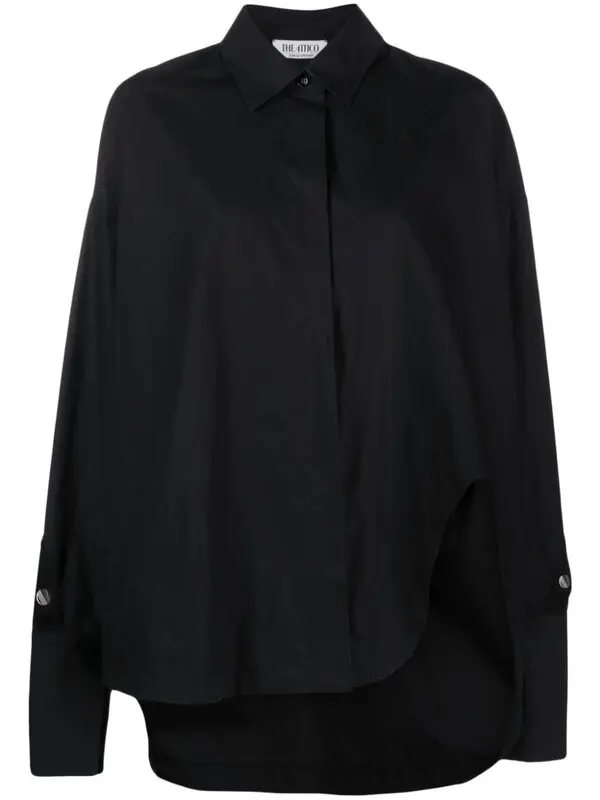 Attico Logo-stud Cotton Shirt
