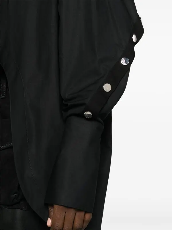 Attico Logo-stud Cotton Shirt