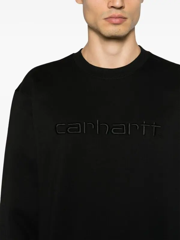 Carhartt Work In Progress Cotton Blend Sweatshirt - Black