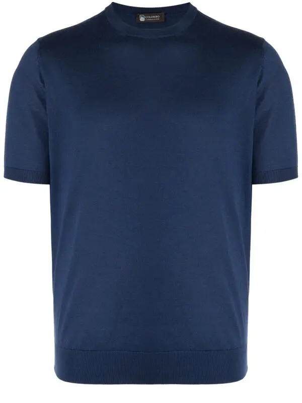 Colombo Crew-neck Fine-knit T-shirt