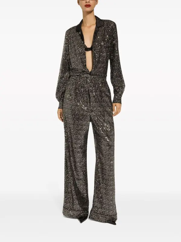 Dolce & Gabbana Sequin-embellished Shirt