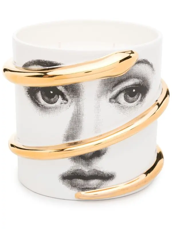 FORNASETTI Poco Dopo Scented Candle - White