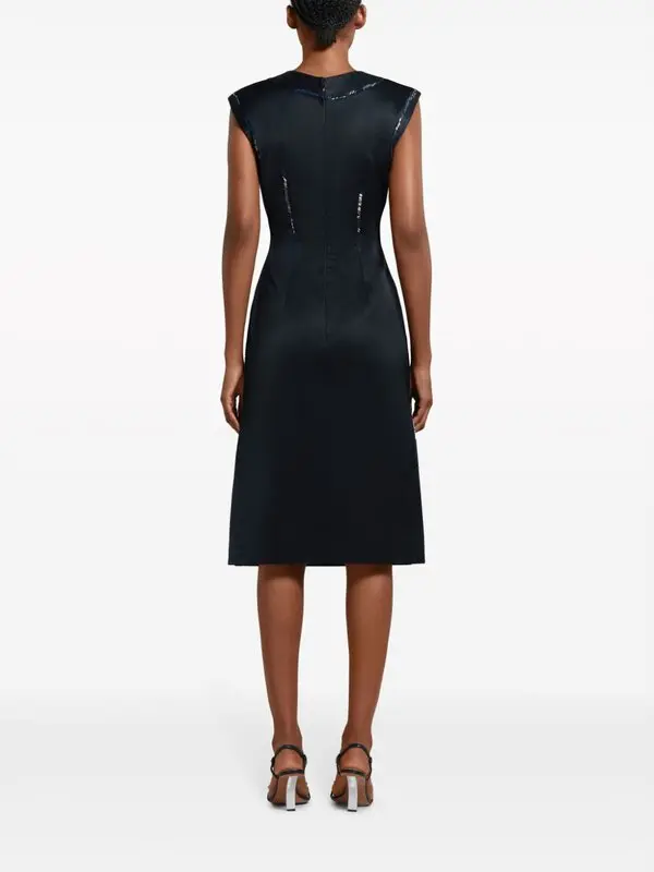 Marni Bead-embellished Satin Dress