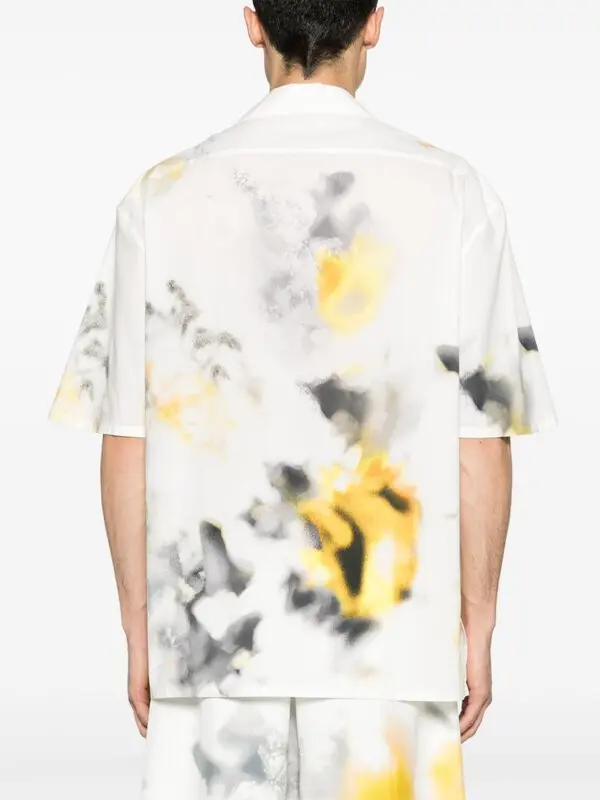 Alexander McQueen Tie-dye Cotton Shirt