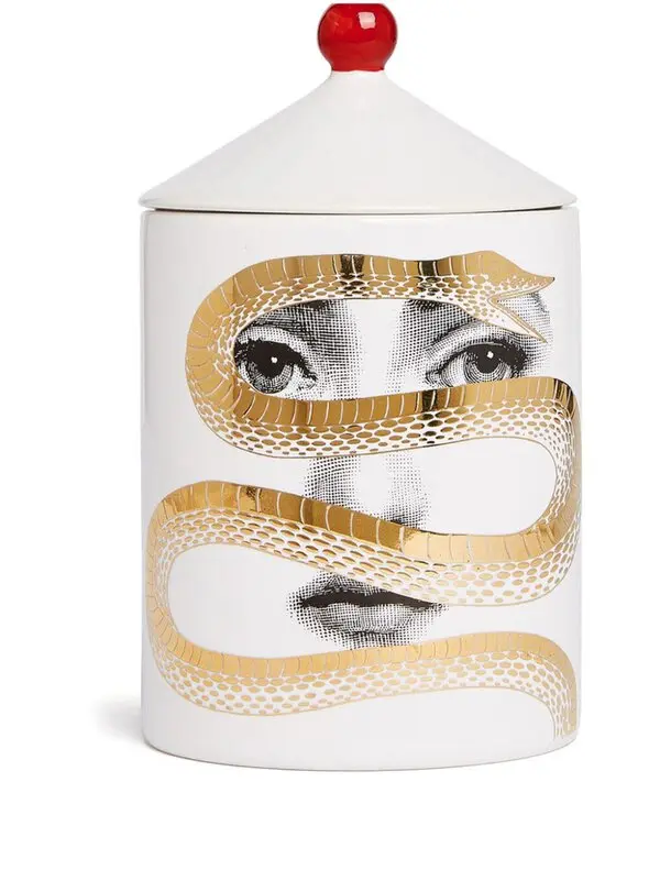 FORNASETTI Se Poi Scented Candle - White