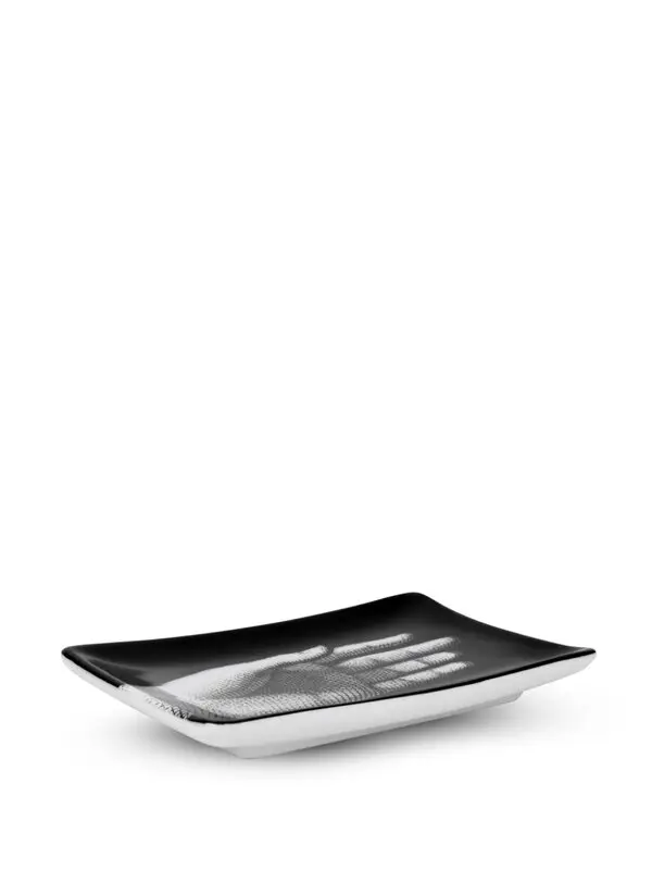 FORNASETTI Mano Hand-motif Porcelain Ashtray
