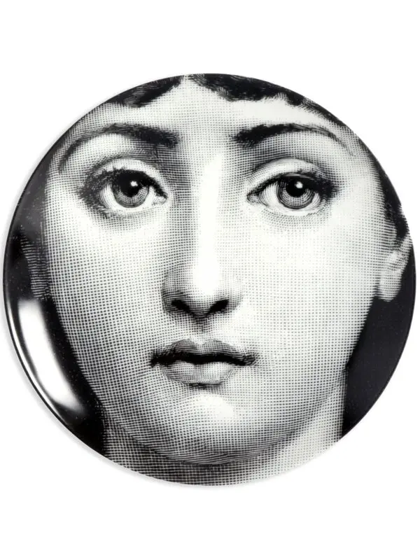 FORNASETTI Tema E Variazioni N1 Wall Plate - Black