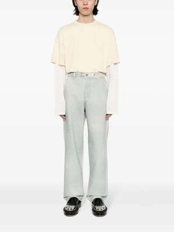 OBJECTS IV LIFE High-waist Wide-leg Jeans