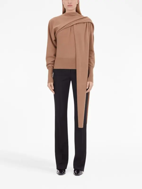 FERRAGAMO Cashmere Scarf Pullover