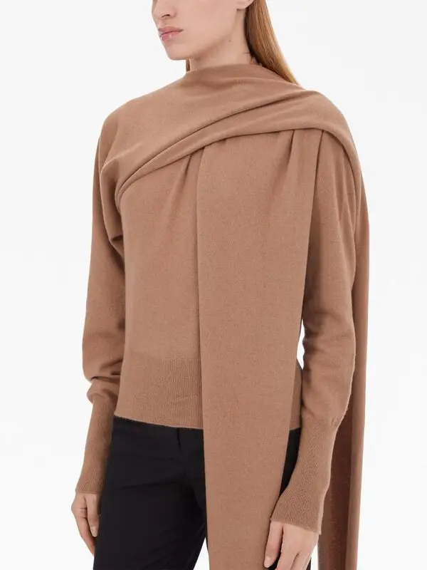 FERRAGAMO Cashmere Scarf Pullover