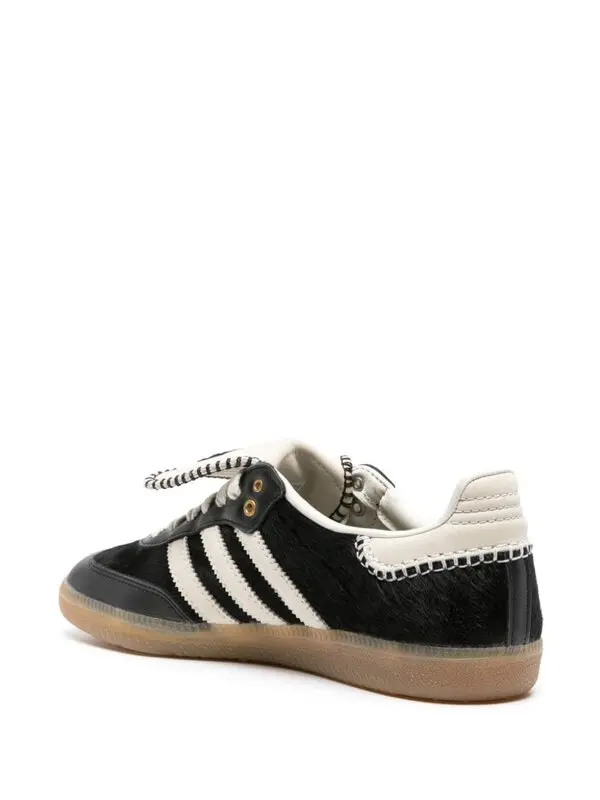 Adidas X Wales Bonner Leather Sneakers - Black