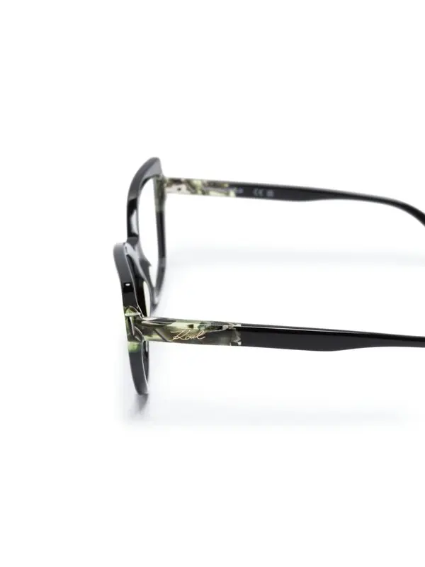 Karl Lagerfeld Logo-print Cat-eye Glasses