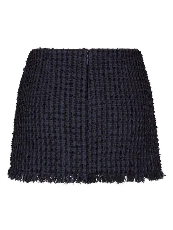 Dsquared2 Tweed Miniskirt - Blue