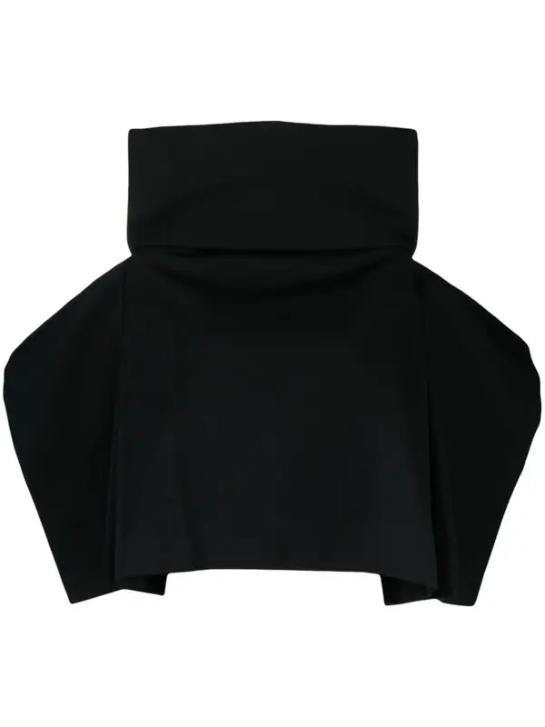 Comme Des Garçons Draped Wool Cape