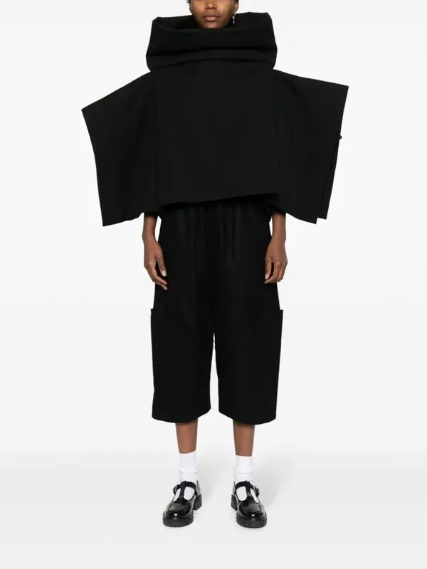 Comme Des Garçons Draped Wool Cape