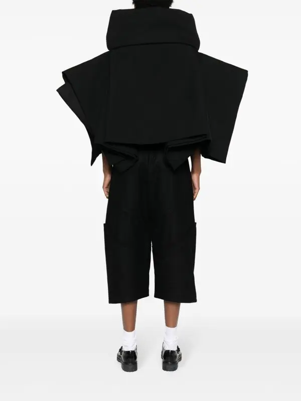 Comme Des Garçons Draped Wool Cape