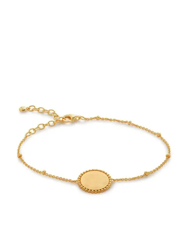 Monica Vinader Deia Bead-embellished Chain Bracelet - Gold