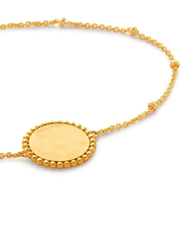 Monica Vinader Deia Bead-embellished Chain Bracelet - Gold