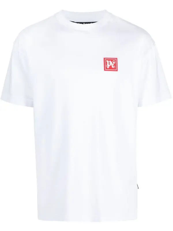 Palm Angels Ski Club Cotton T-shirt - White