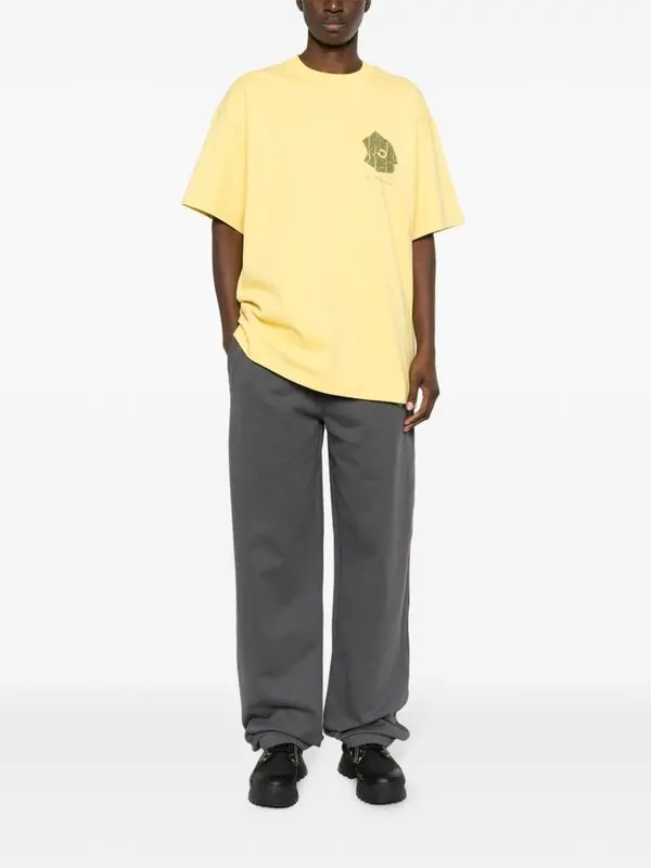 OBJECTS IV LIFE Logo-print Cotton Track Pants