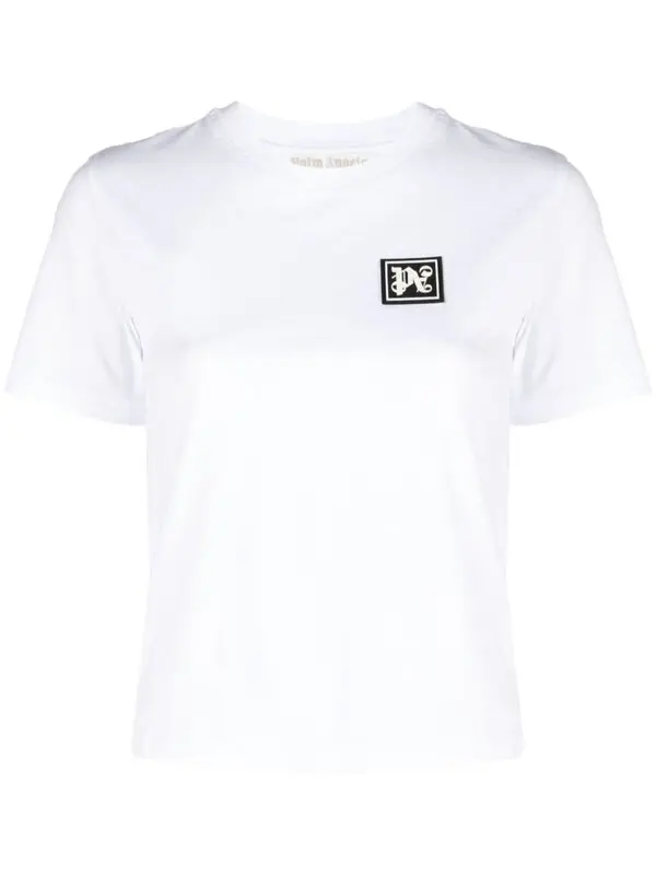 Palm Angels Ski Club Cotton T-shirt - White