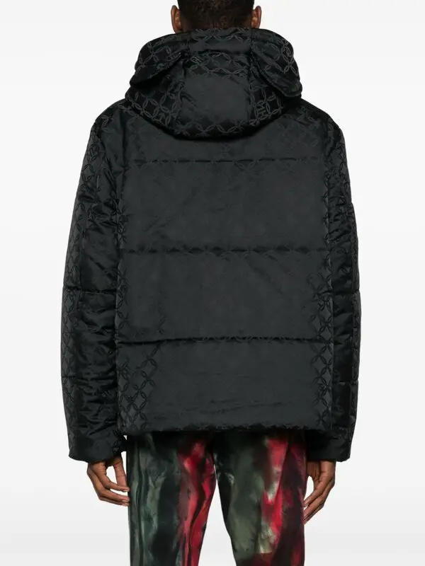 CHARLES JEFFREY Kitty Monogram-print Padded Jacket