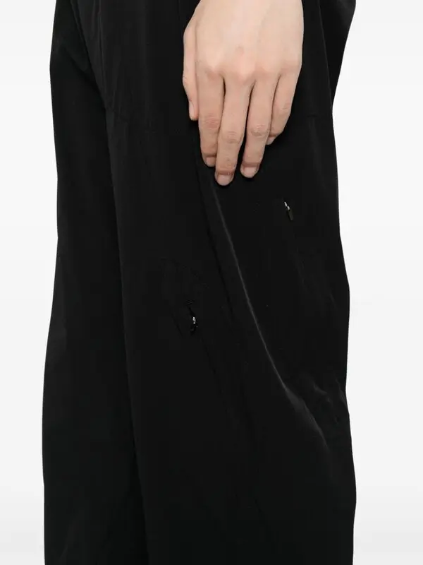POST ARCHIVE FACTION Zip-detail High-waist Trousers